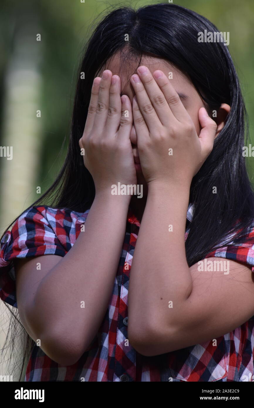 Embarrassed child hi-res stock photography and images - Alamy