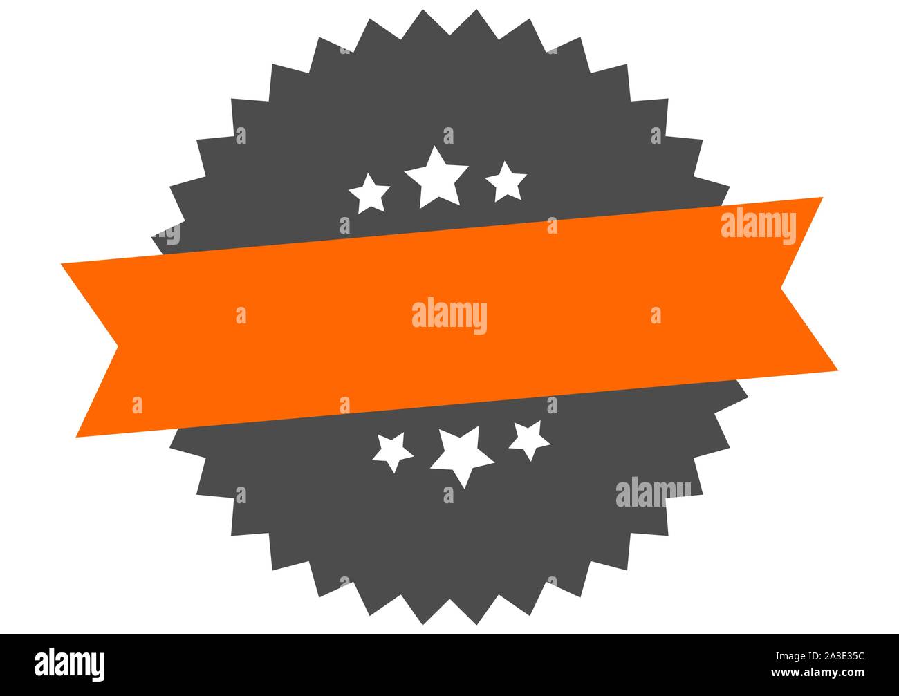 blank sign. blank orange-black circular band label Stock Vector Image ...