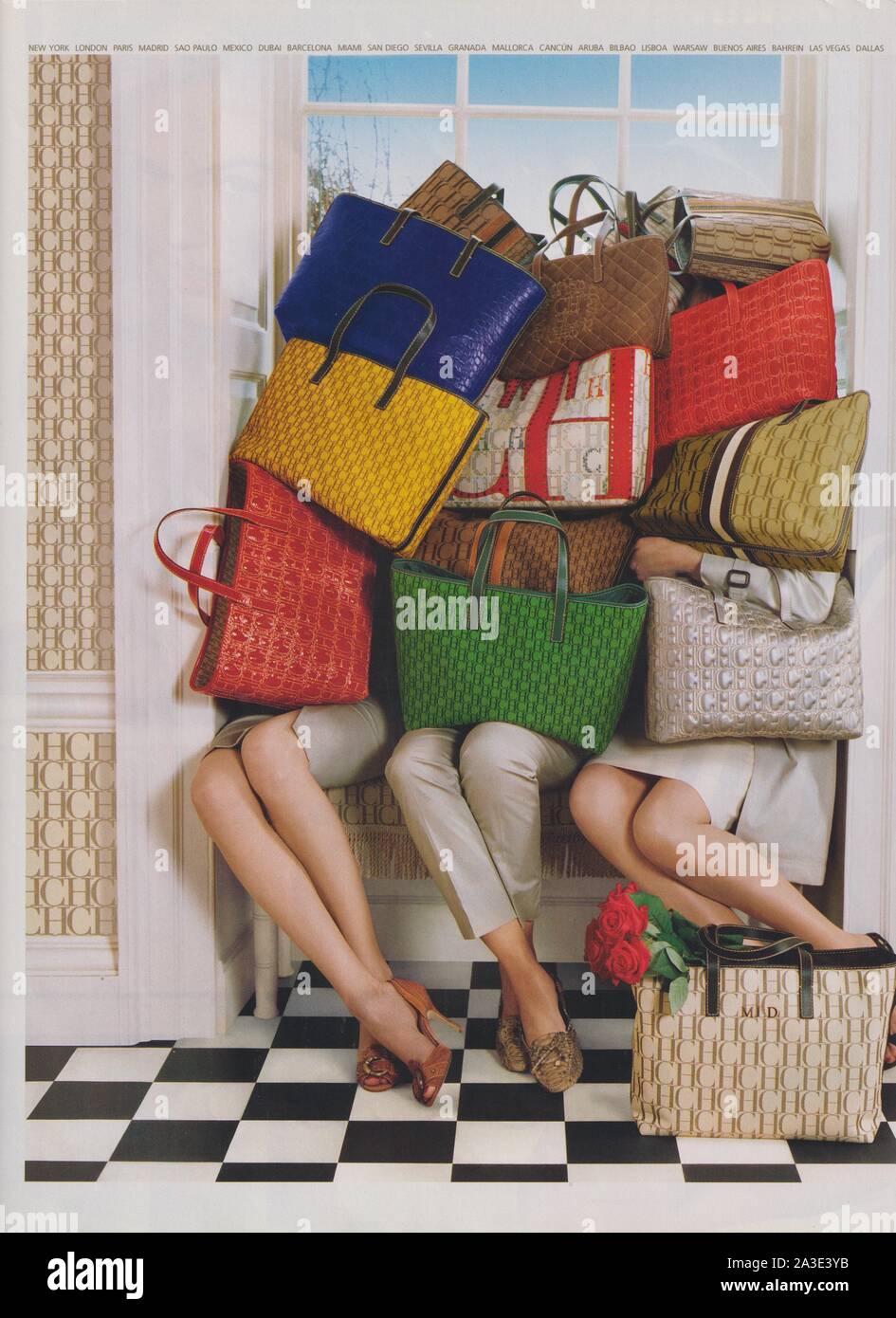 Carolina herrera advertising poster hi-res stock photography and images ...