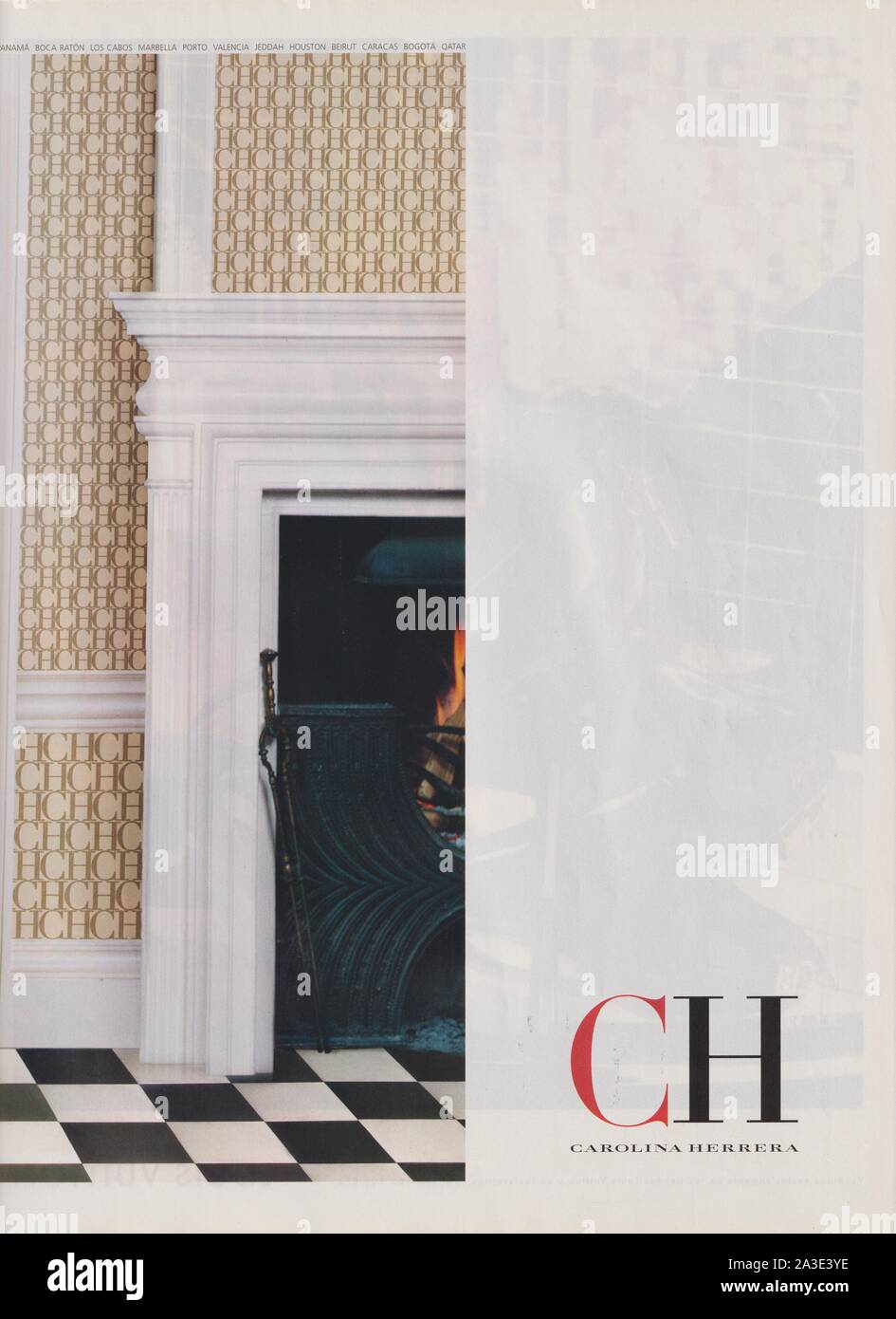 Carolina herrera advertising poster hi-res stock photography and images ...