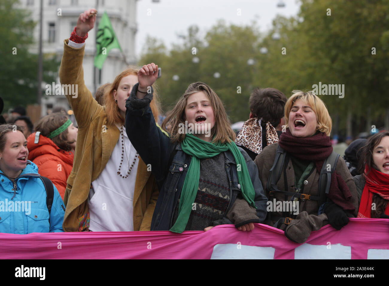 Extinction Rebellion climate activists in action during ‘Rebel Without ...