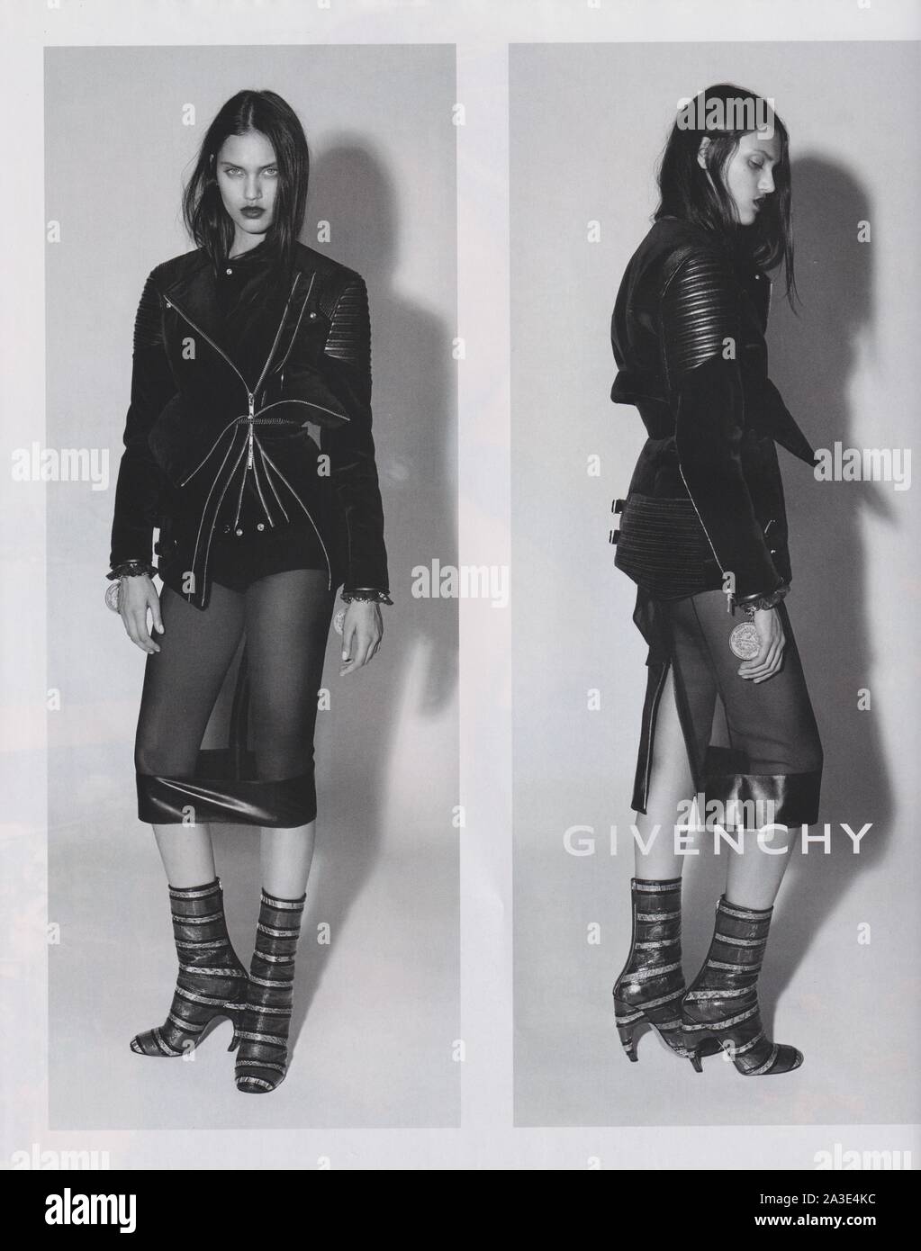 poster advertising Givenchy fashion house in paper magazine from 2013 ...