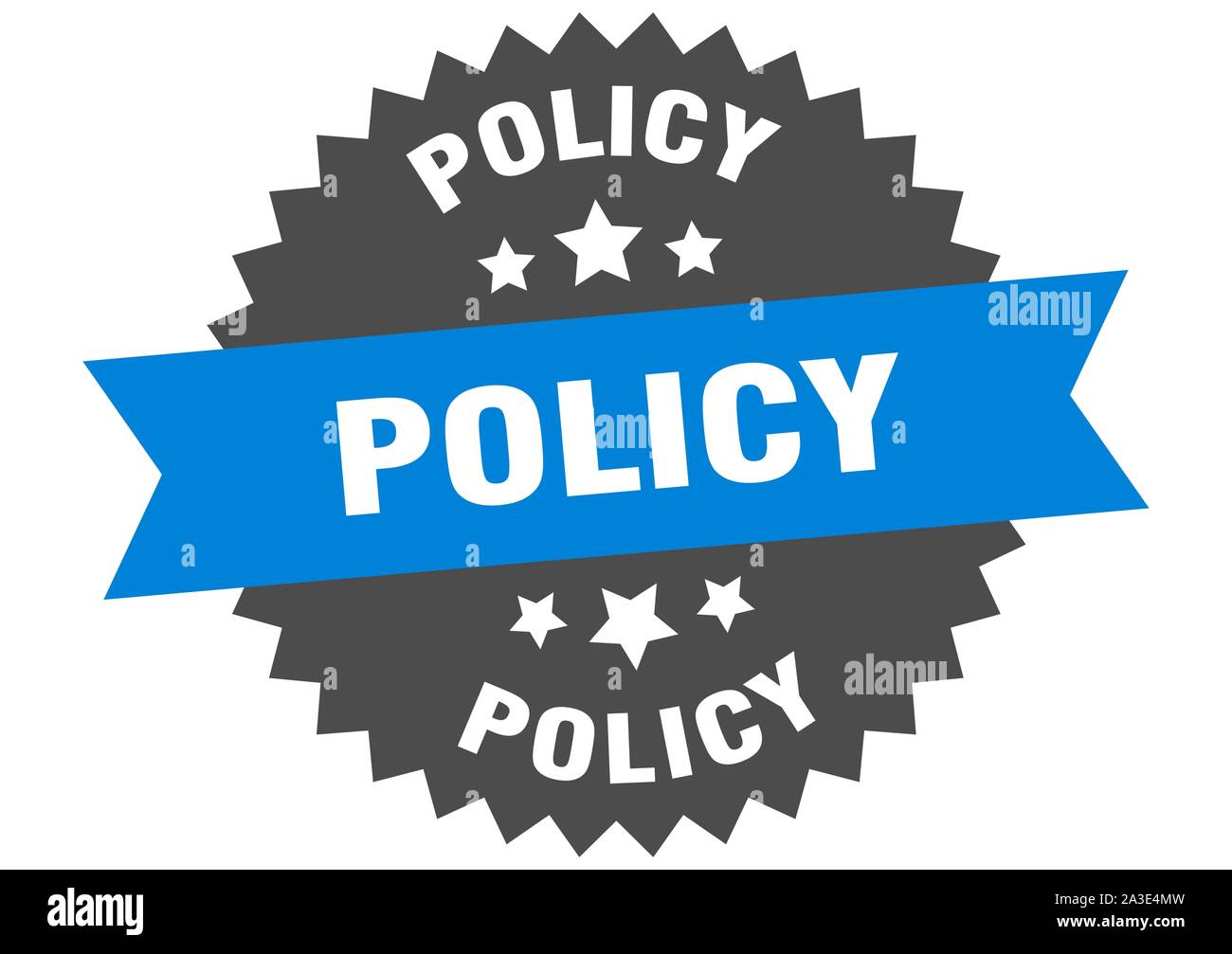 policy sign. policy blue-black circular band label Stock Vector Image ...