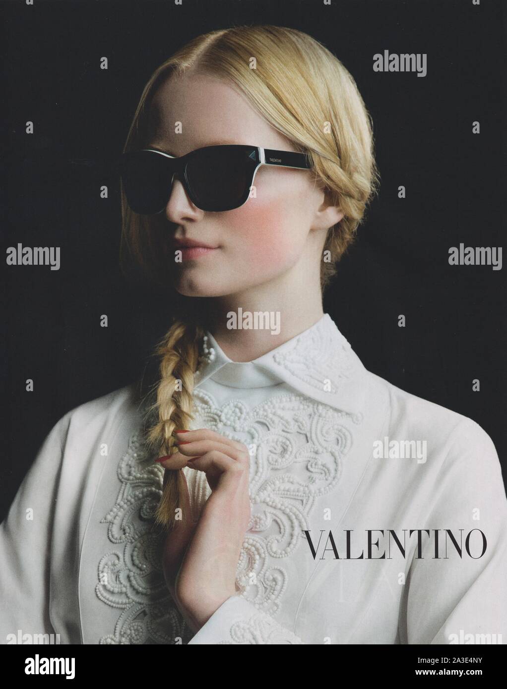 poster advertising Valentino fashion house in paper magazine from 2013 ...