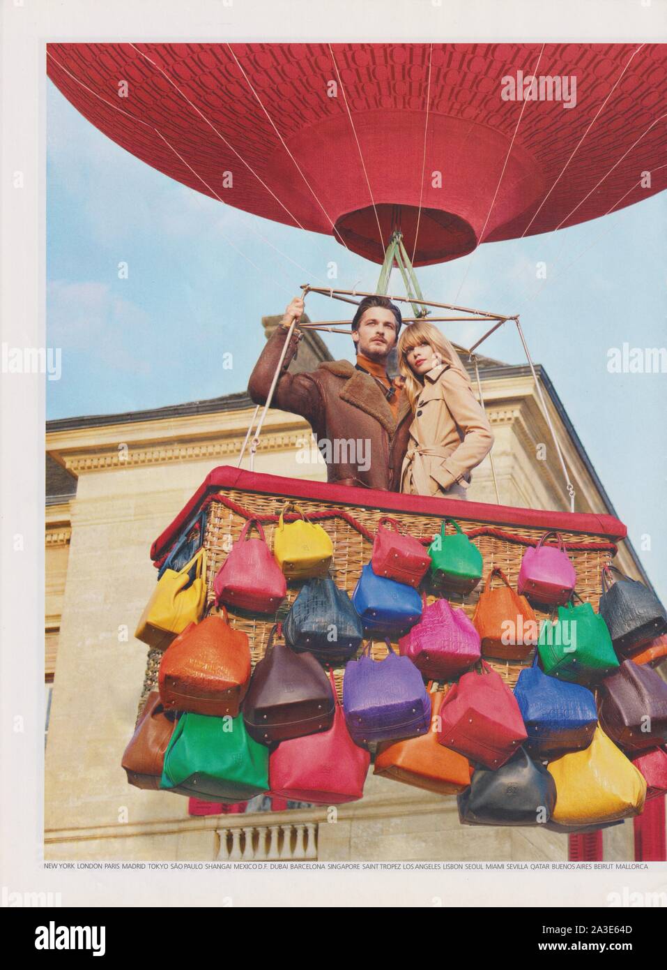 poster advertising Carolina Herrera fashion house in magazine from 2012 ...