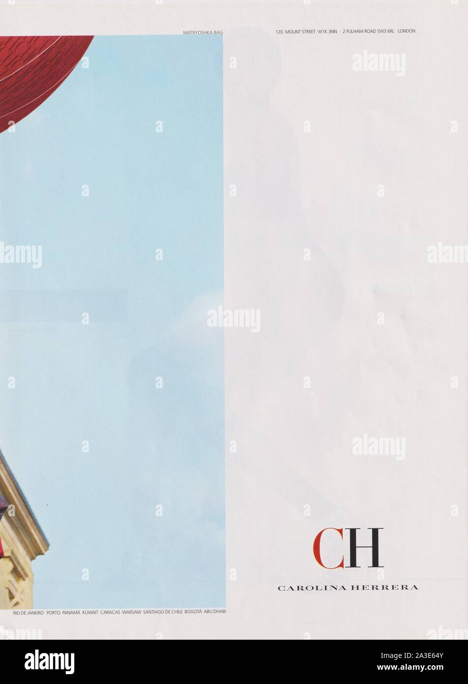 Carolina herrera advertising poster hi-res stock photography and images ...