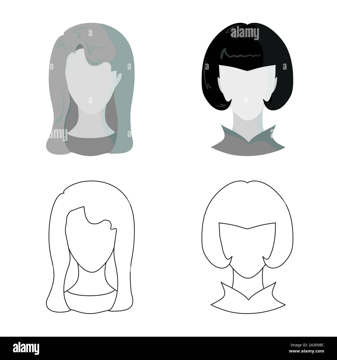 Vector illustration of professional and photo icon. Set of professional ...