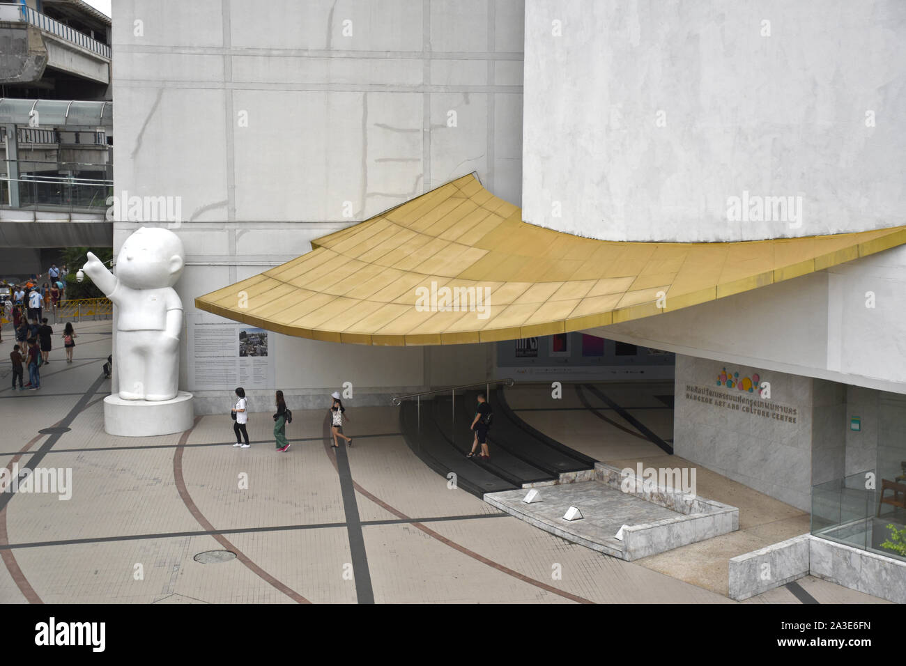 Bangkok, Thailand 08.23.2019: Entrance of the beautiful, modern and ...