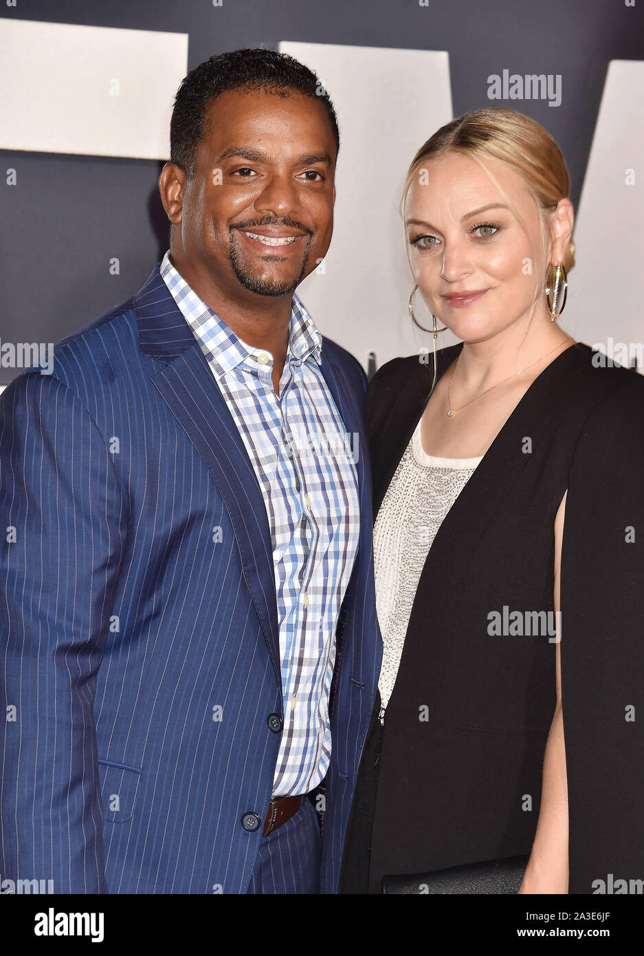HOLLYWOOD, CA - OCTOBER 06: Alfonso Ribeiro and Angela Unkrich attend ...
