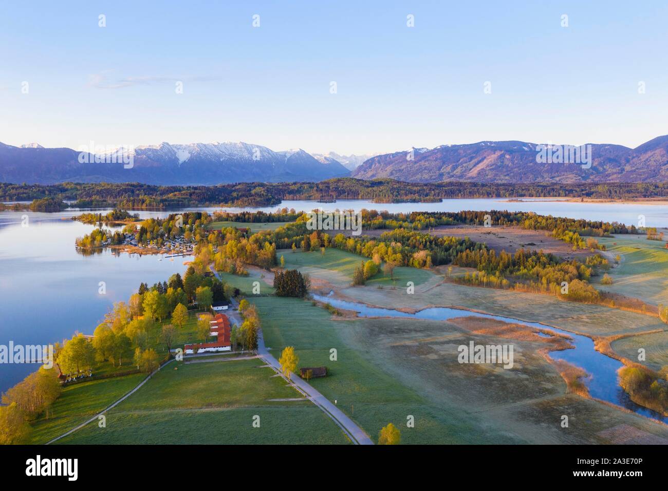 River at uffing am staffelsee hi-res stock photography and images - Alamy