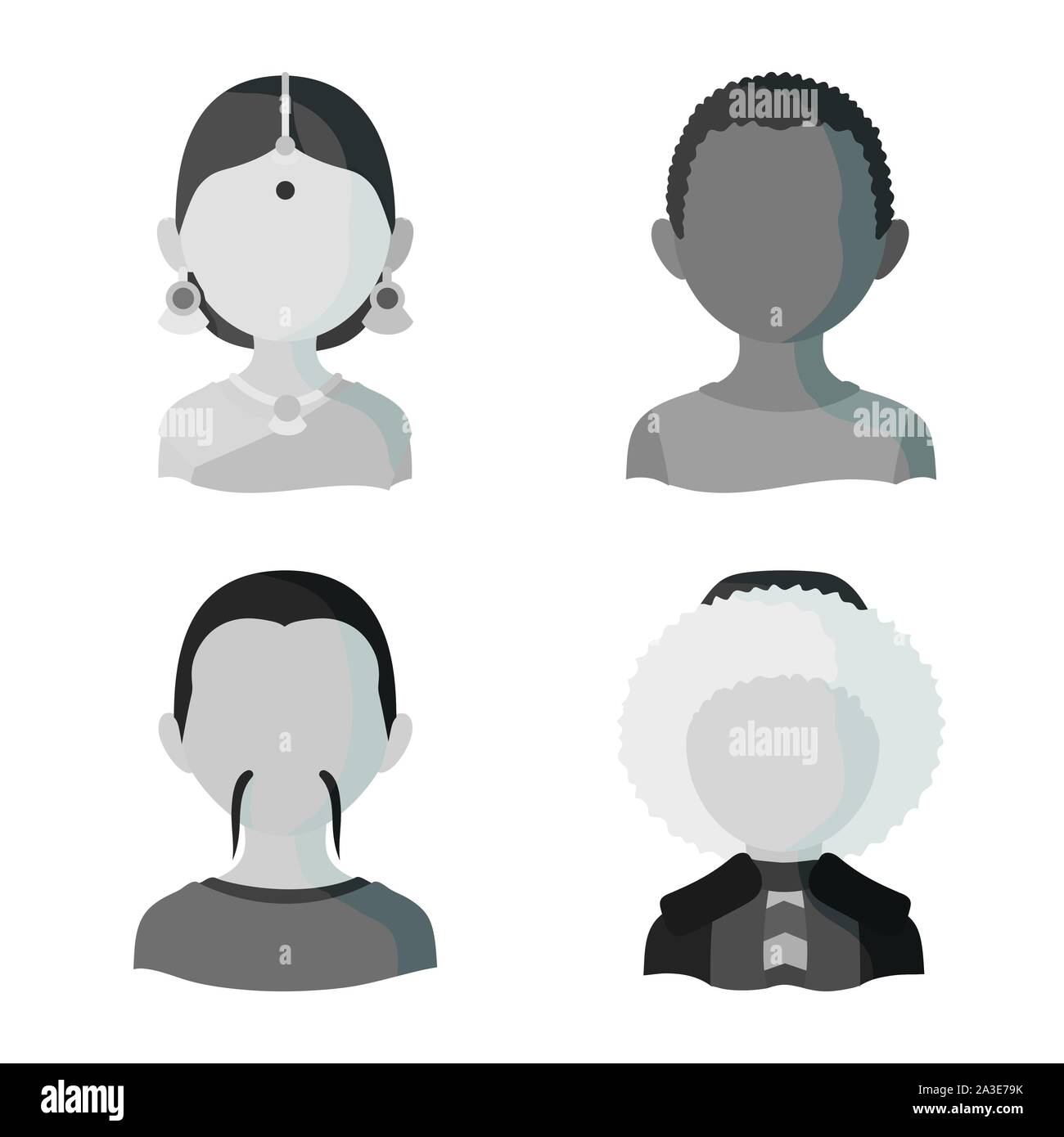 Vector design of person and culture symbol. Collection of person and ...