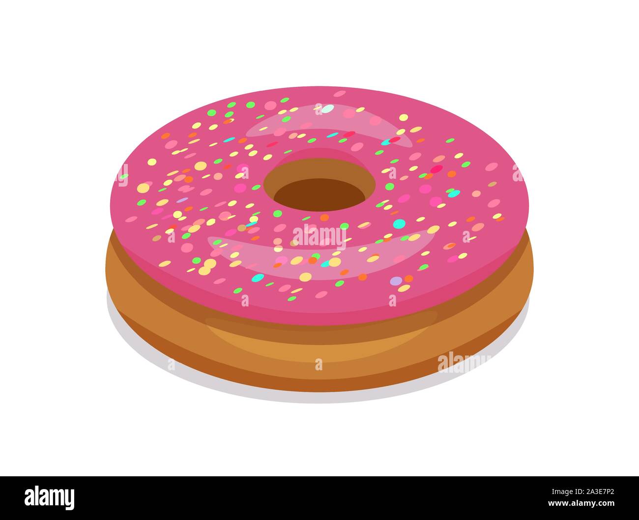 Tasty coffee donut ice Cut Out Stock Images & Pictures - Alamy