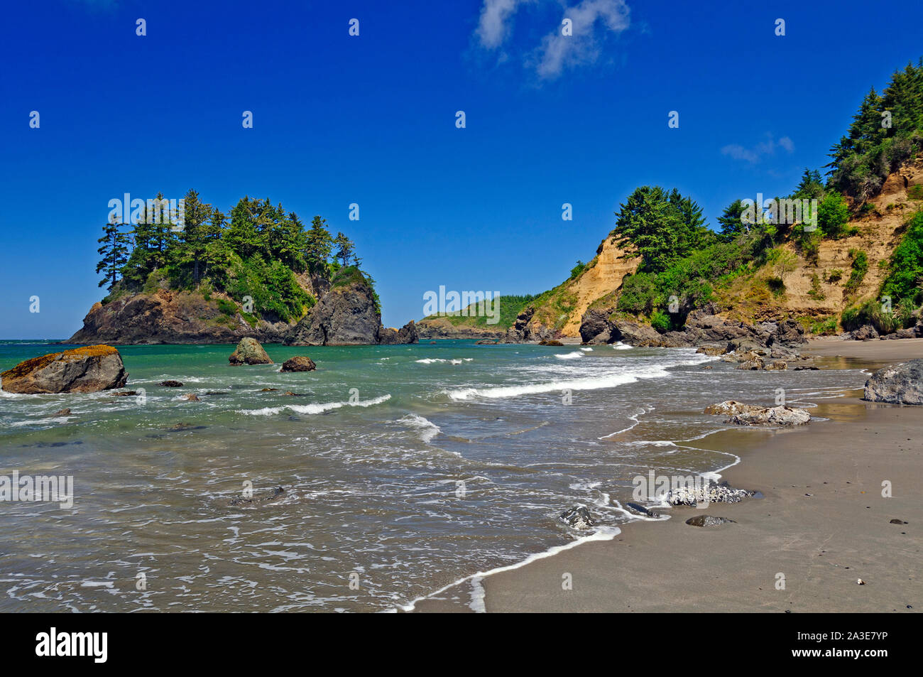 Sea Stacks on the California Coast Stock Photo - Alamy