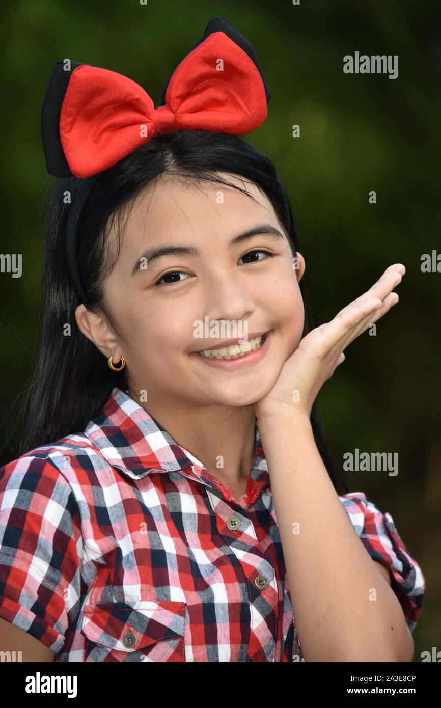 A Smiling Young Child Stock Photo - Alamy