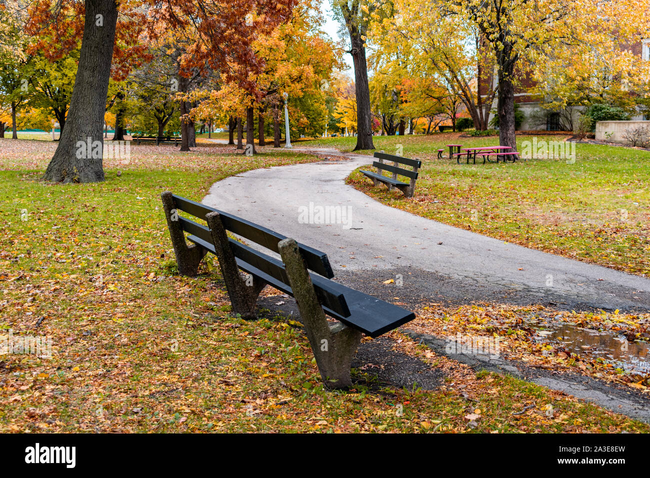 Scenic park benches hi-res stock photography and images - Alamy