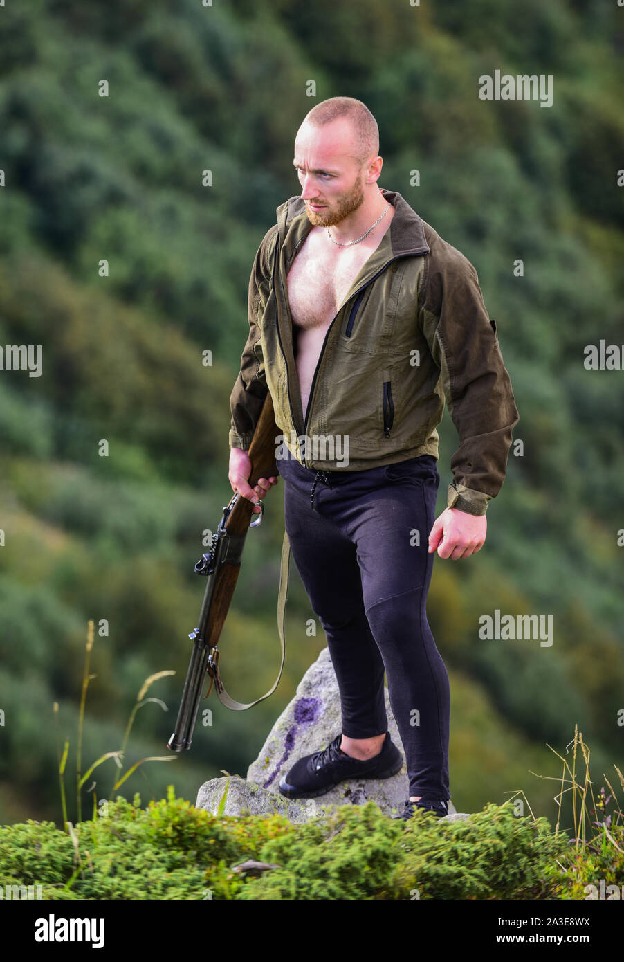 perfect soldier. polygon. military style. male in camouflage. army ...