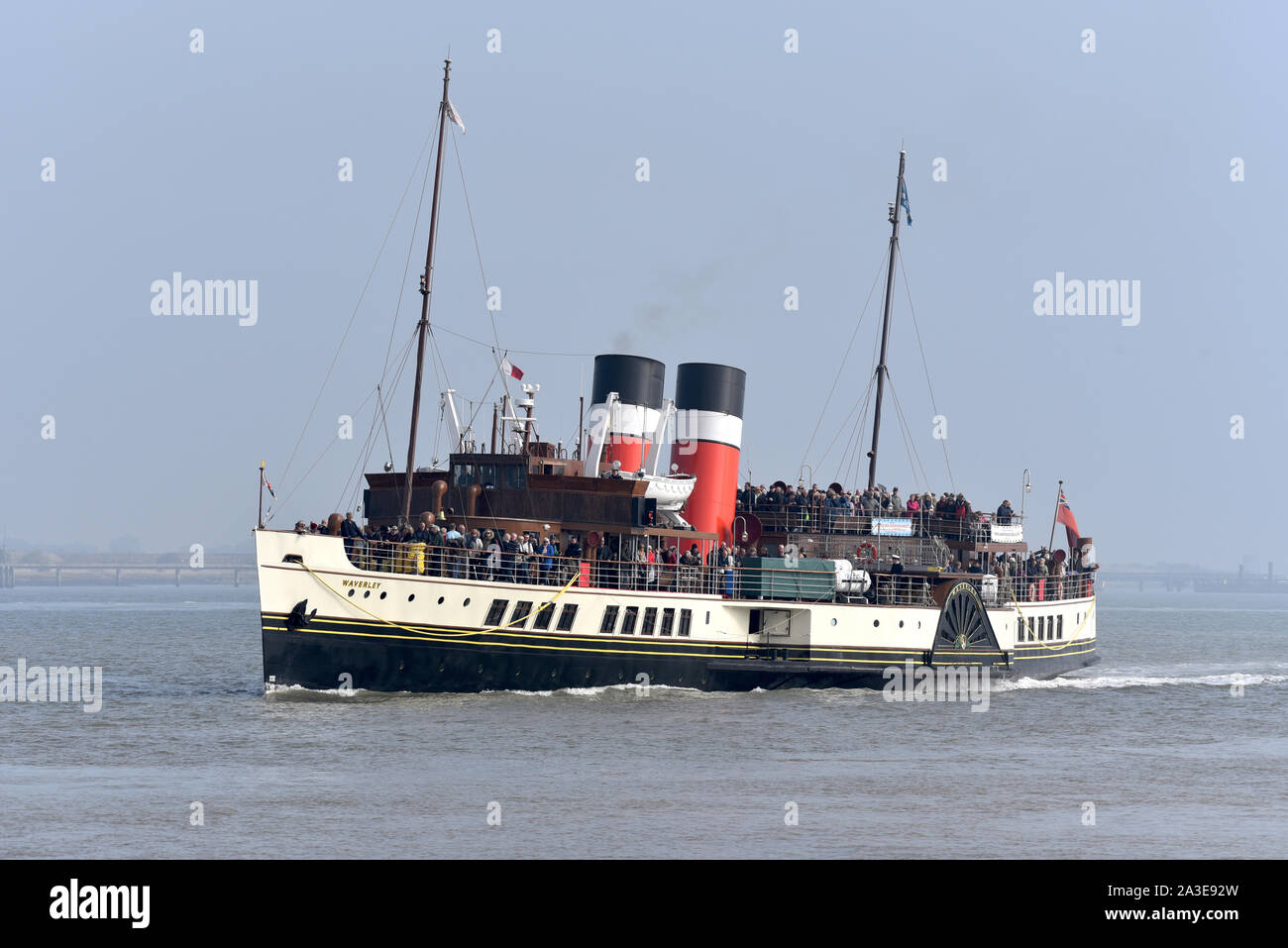 PS Waverley is the last seagoing paddle steamer to operate a passenger ...