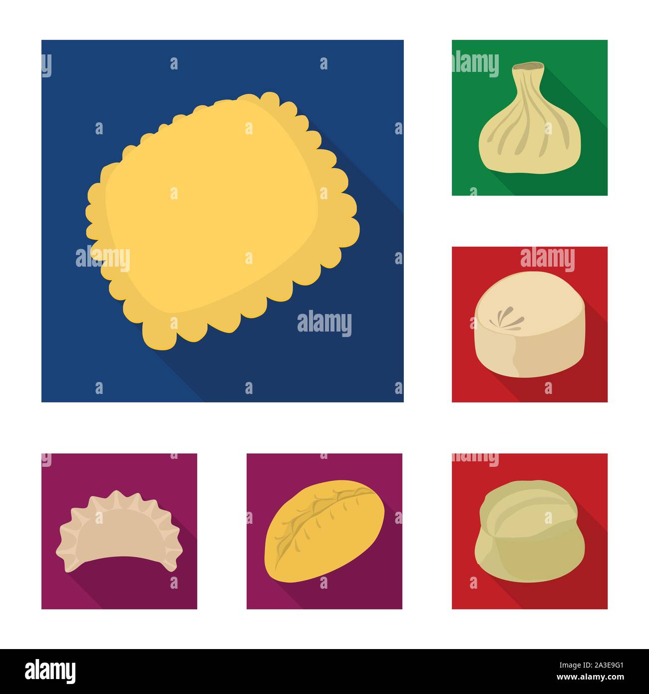 Vector design of products and cooking logo. Collection of products and ...