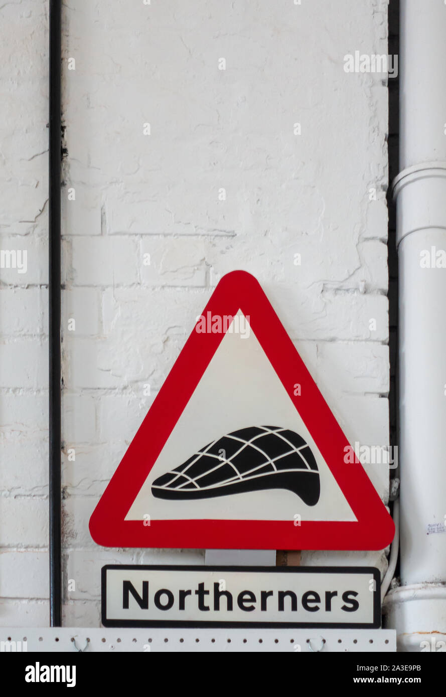 Warning northeners sign hi-res stock photography and images - Alamy