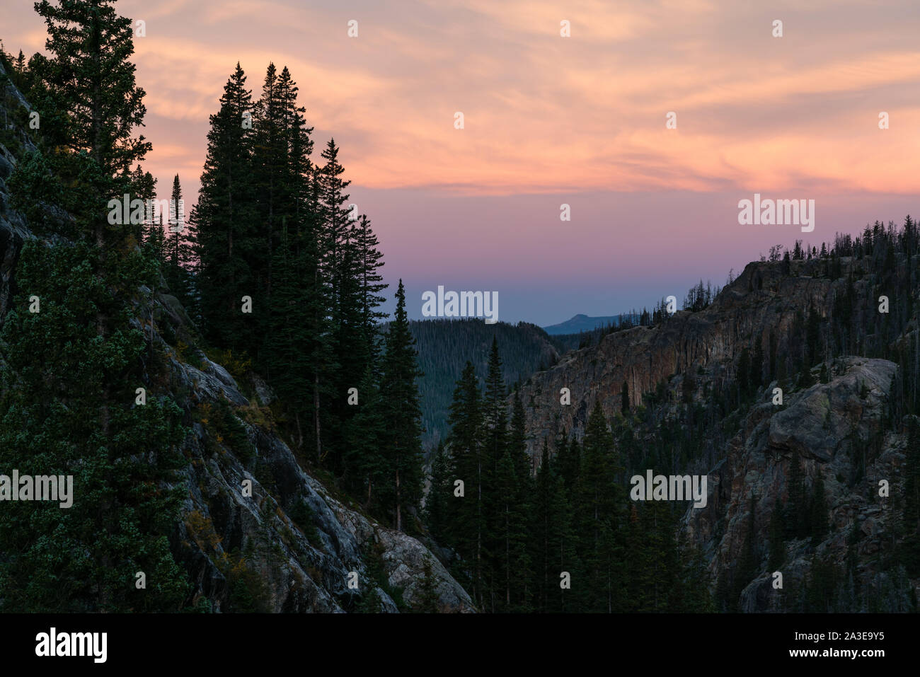 Along the East Inlet Trail, from Grand Lake, Colorado. Rocky Mountain ...