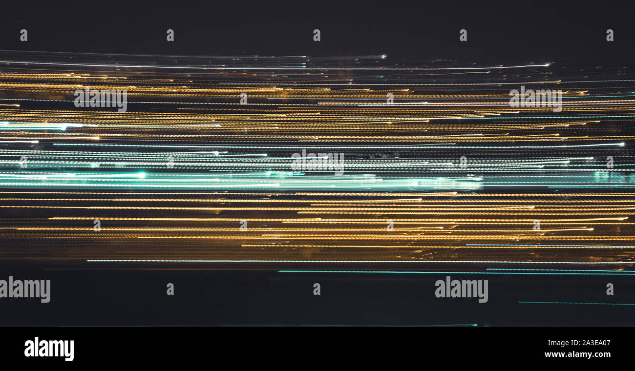 Street town unfocused motion abstract continuous lines perspectives red ...