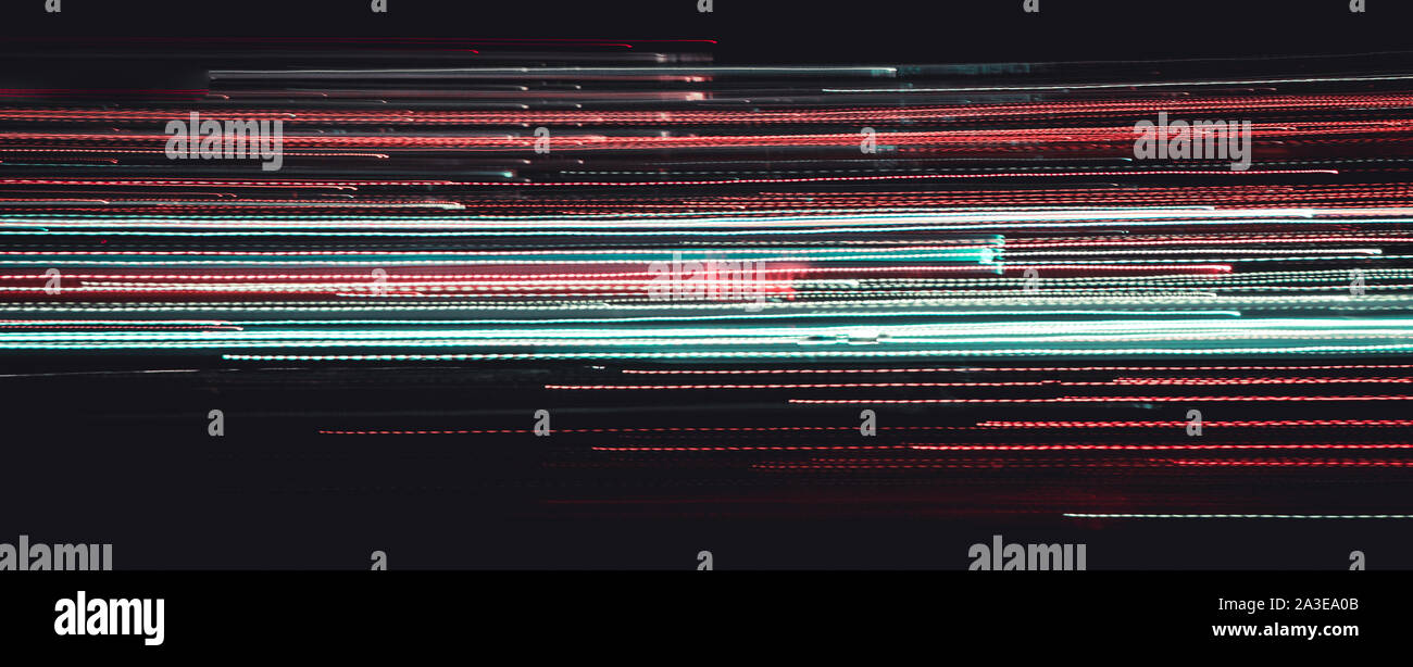 Street town unfocused motion abstract continuous lines perspectives red ...