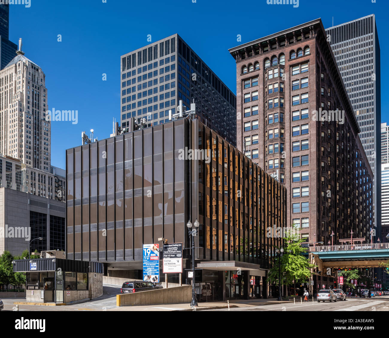 Buildings in the South Loop neighborhood Stock Photo - Alamy