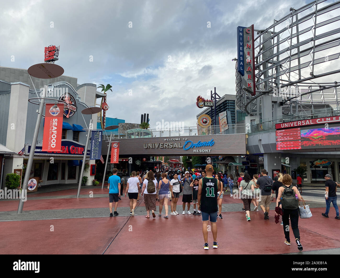 Orlando,FL/USA-10/6/19: The sign at the entrance to Universal Studios ...