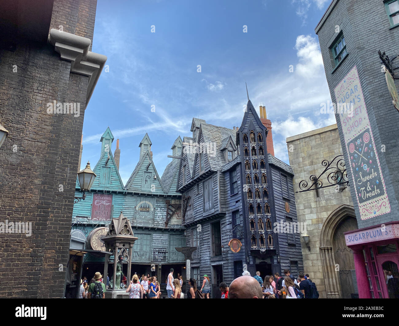 Orlando,FL/USA-10/6/19: The Diagon Alley portion of the Wizarding World ...