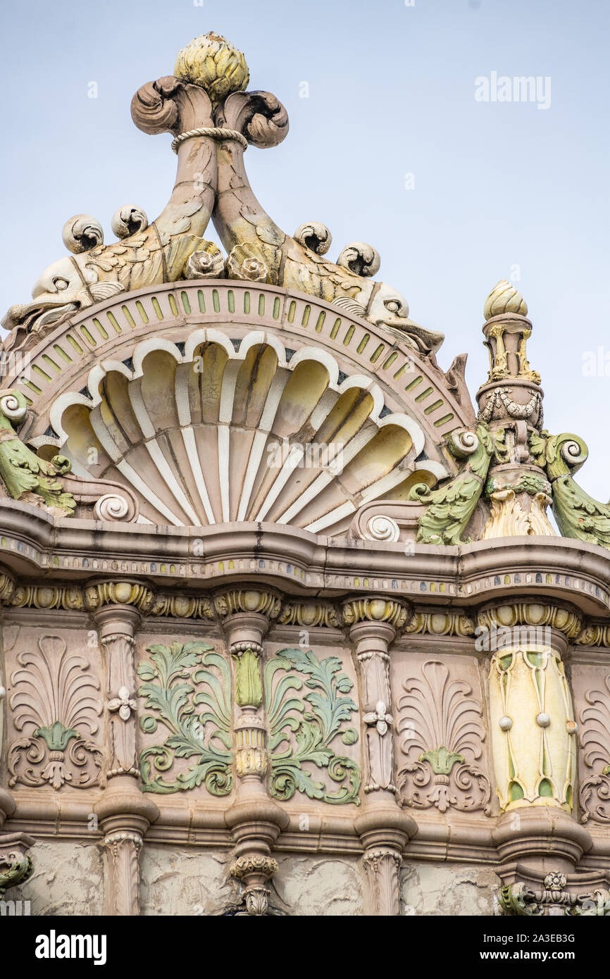 Close up of terracotta architectural detail Stock Photo - Alamy