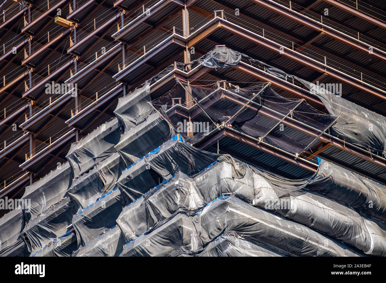 Building under construction in downtown Chicago Stock Photo - Alamy