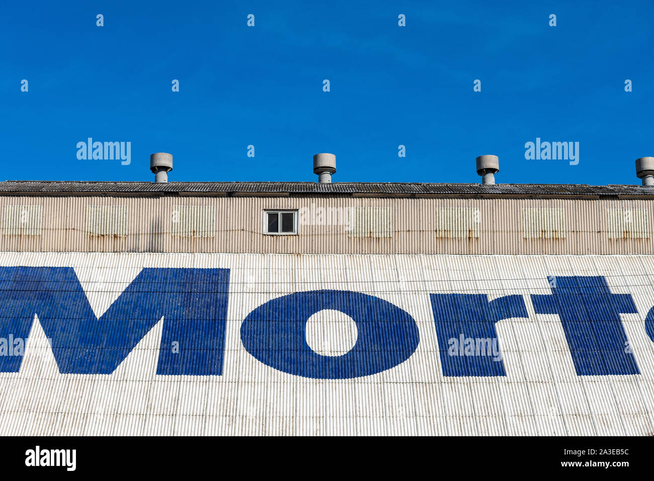 Morton Salt factory on Elston Avenue in the Lincoln Park neighborhood ...