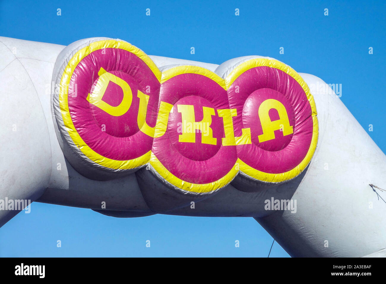 Dukla logo, Czech Army Sports Club Stock Photo - Alamy