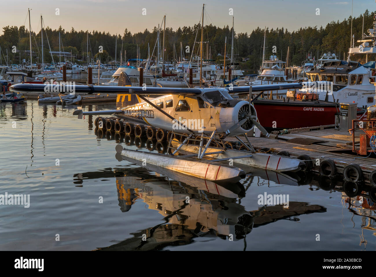 Harbour Air Beaver Salt Spring Harbour BC Stock Photo - Alamy