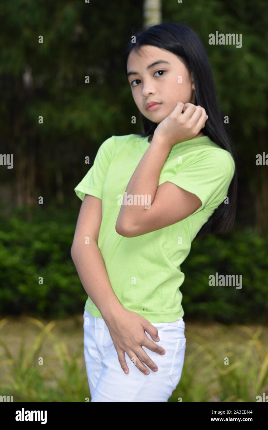 Teen girl slim thin skinny hi-res stock photography and images - Alamy