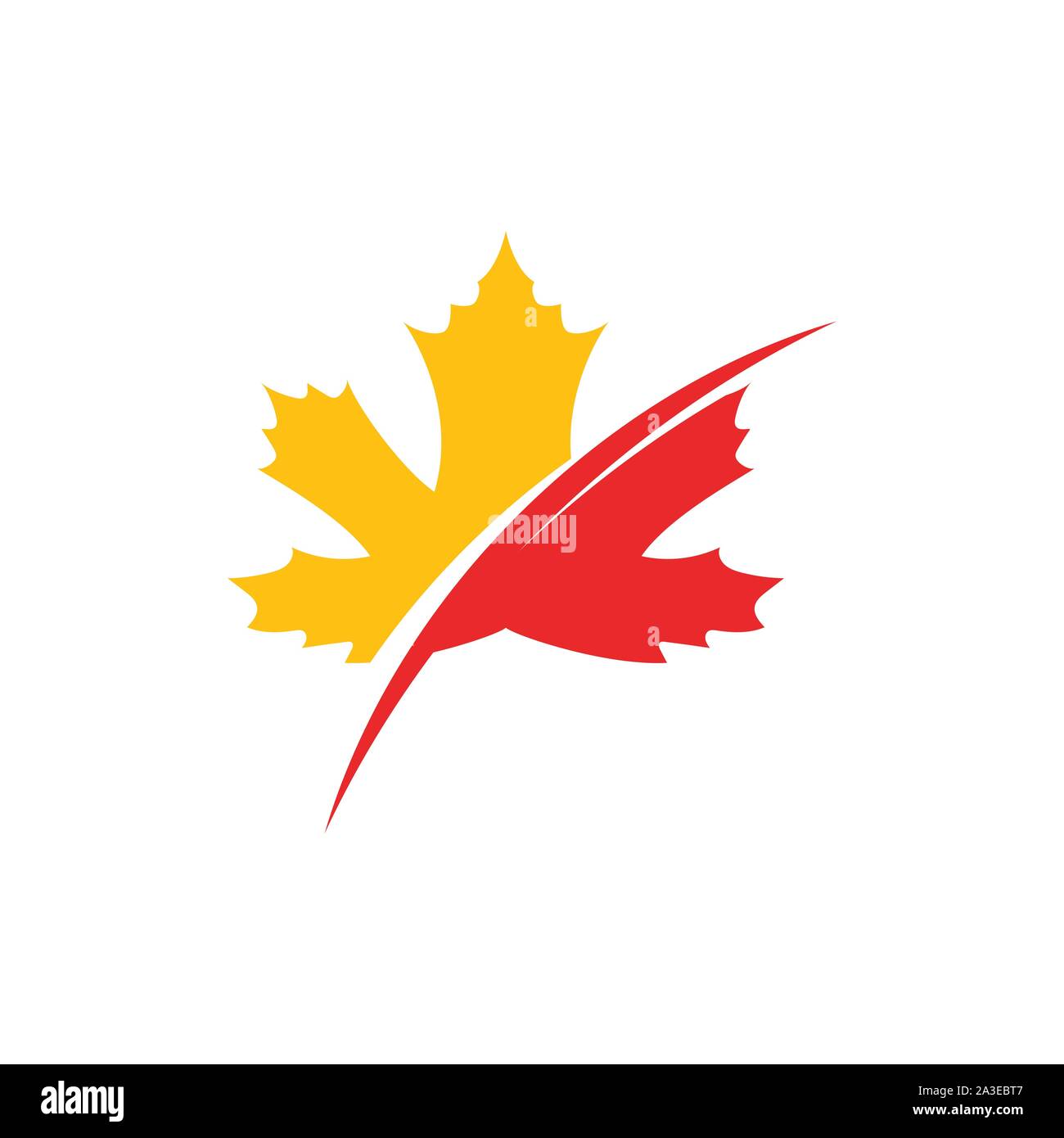 Maple leaf vector illustration design template Stock Vector Image & Art ...