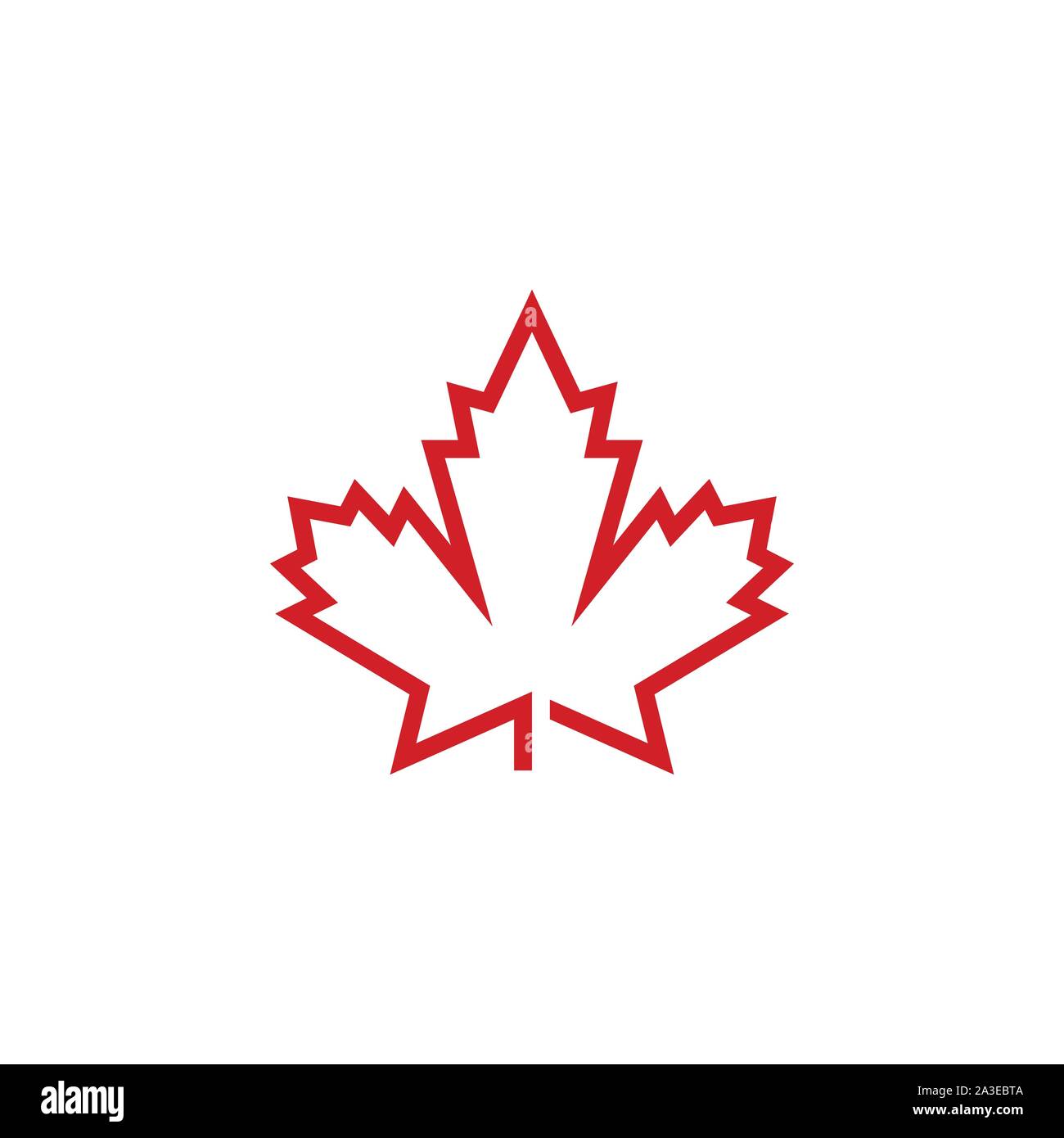 Maple leaf template Stock Vector Images - Alamy