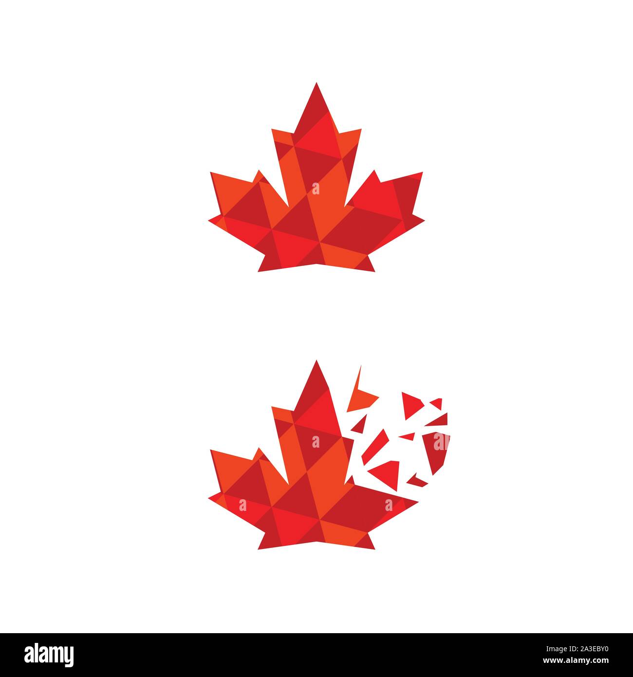 Maple leaf logo Stock Vector Images - Alamy