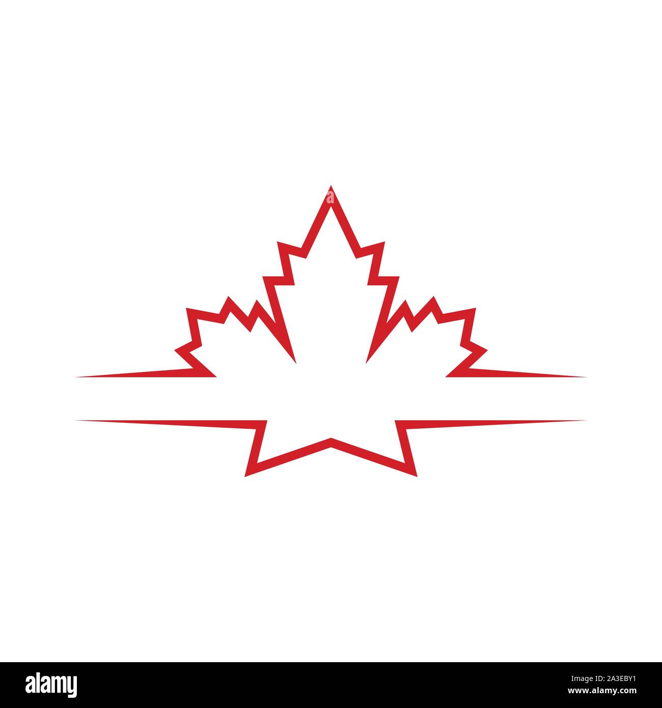 Maple leaf vector illustration design template Stock Vector Image & Art ...