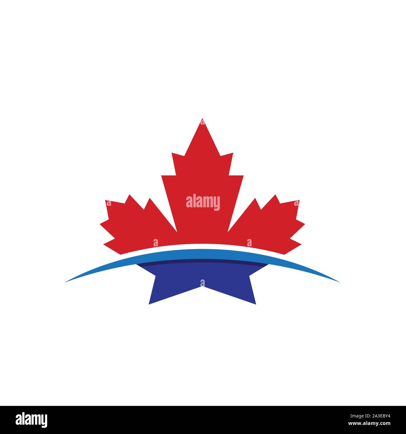 Maple leaf vector illustration design template Stock Vector Image & Art ...