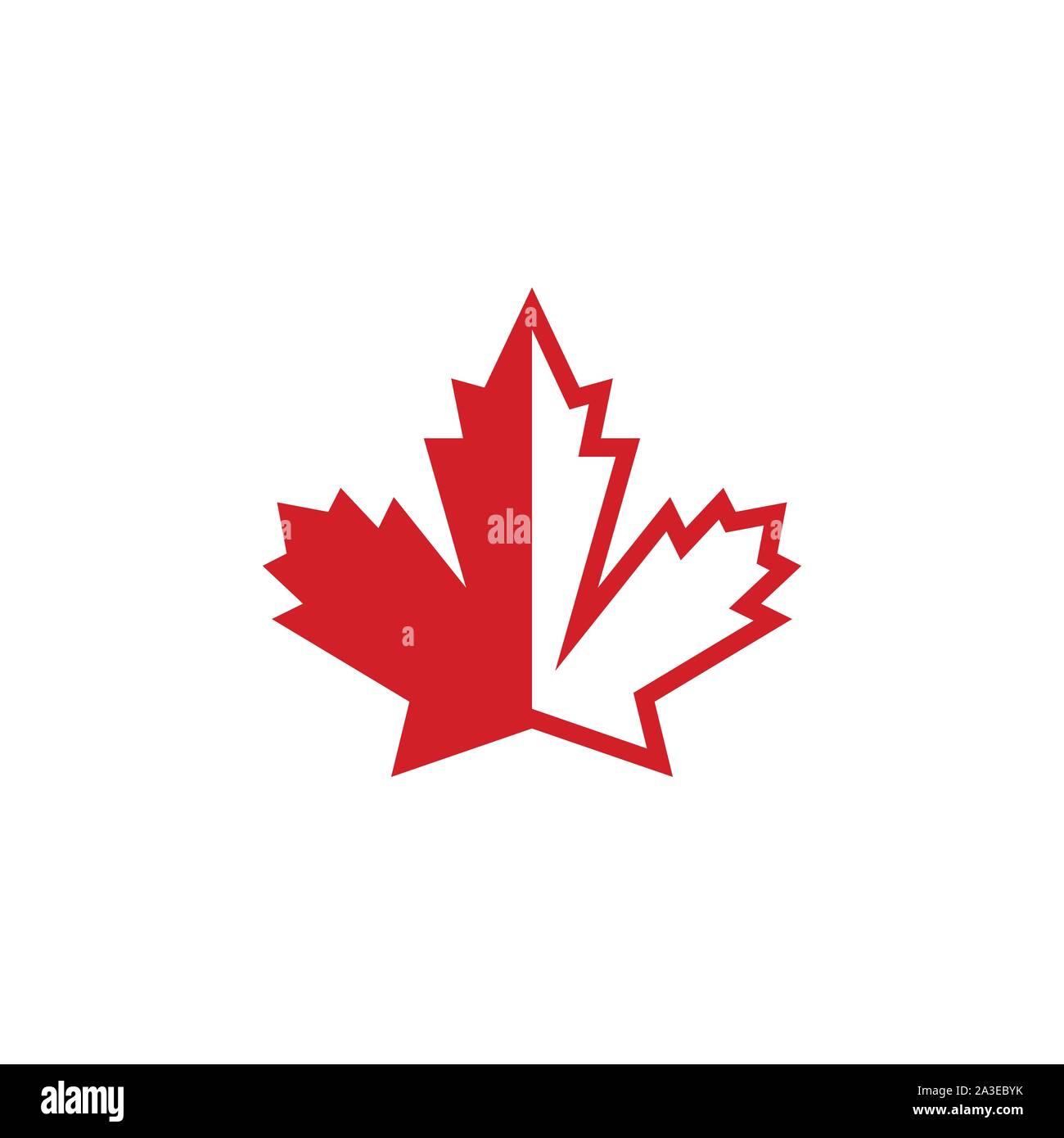 Maple leaf vector illustration design template Stock Vector Image & Art ...