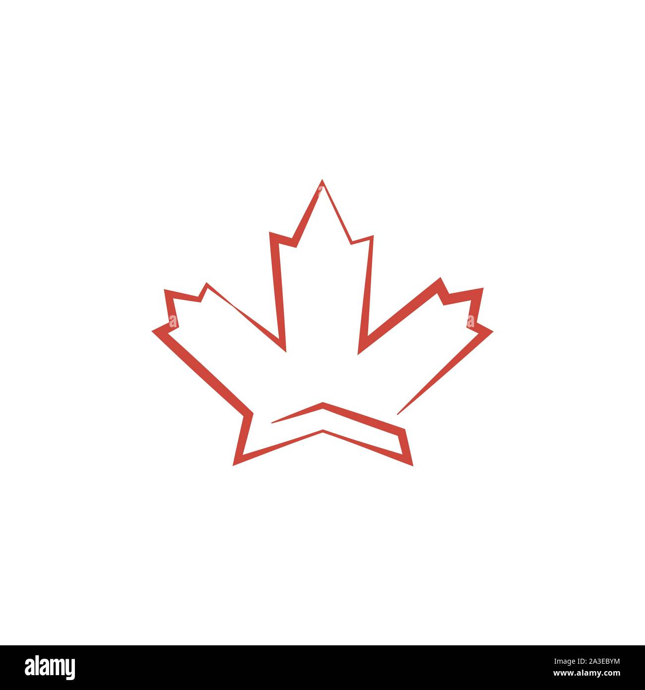 Maple leaf vector illustration design template Stock Vector Image & Art ...