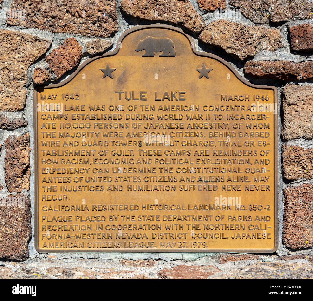California, Tule Lake National Monument, Tule Lake Segregation Center ...