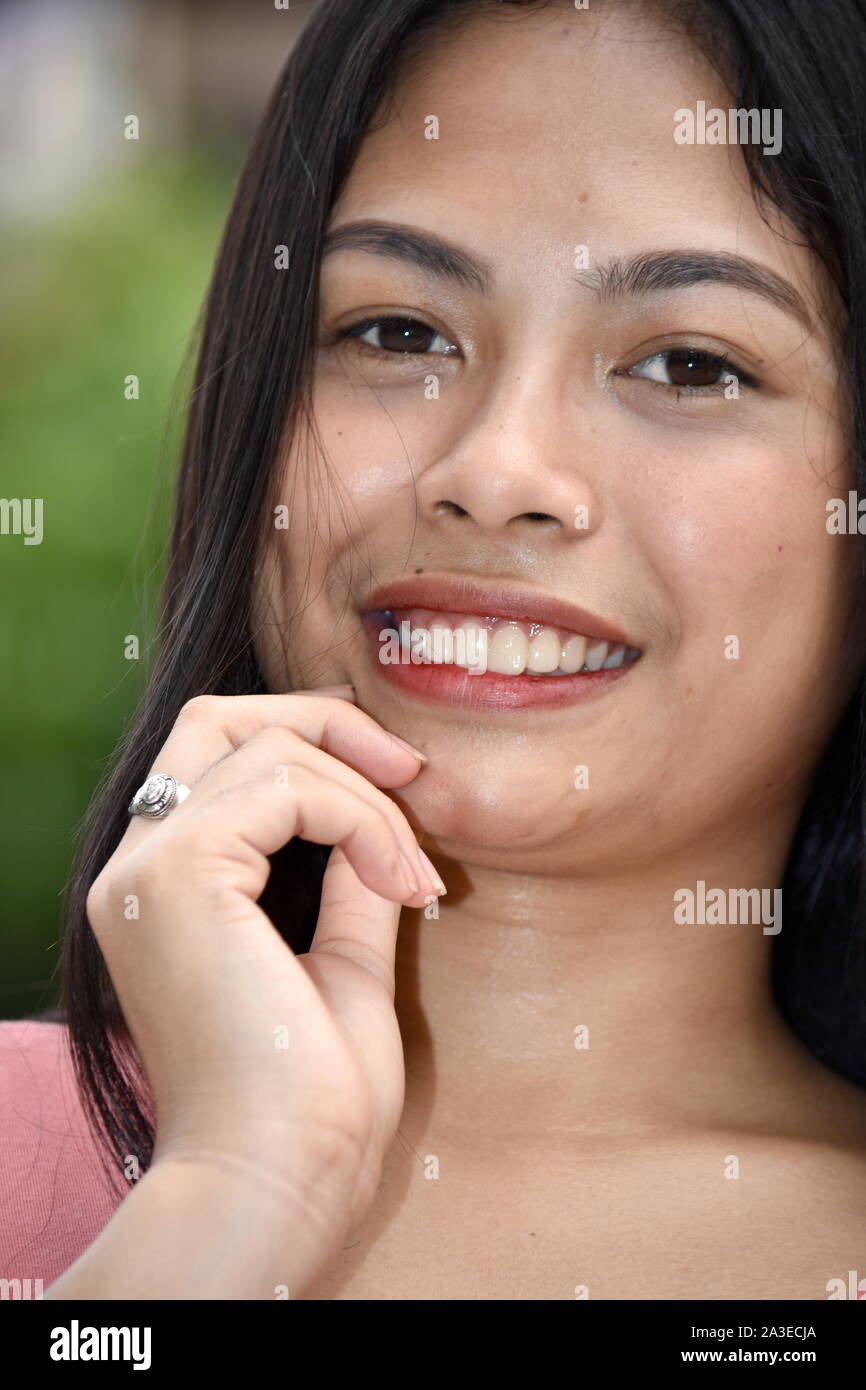 Asian thinking woman hi-res stock photography and images - Alamy