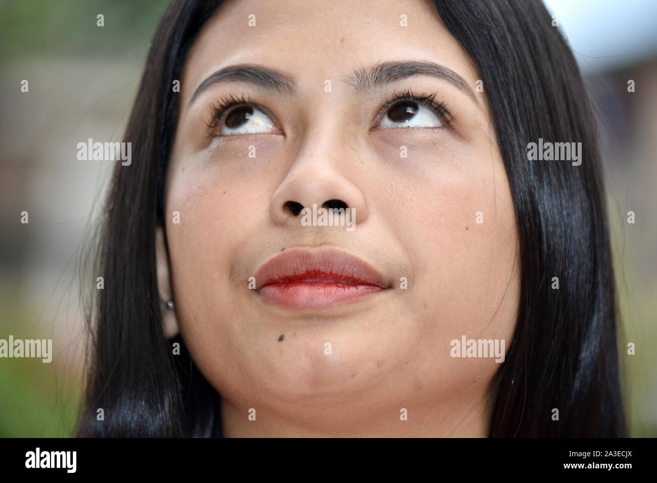 A Female And Apathy Stock Photo - Alamy