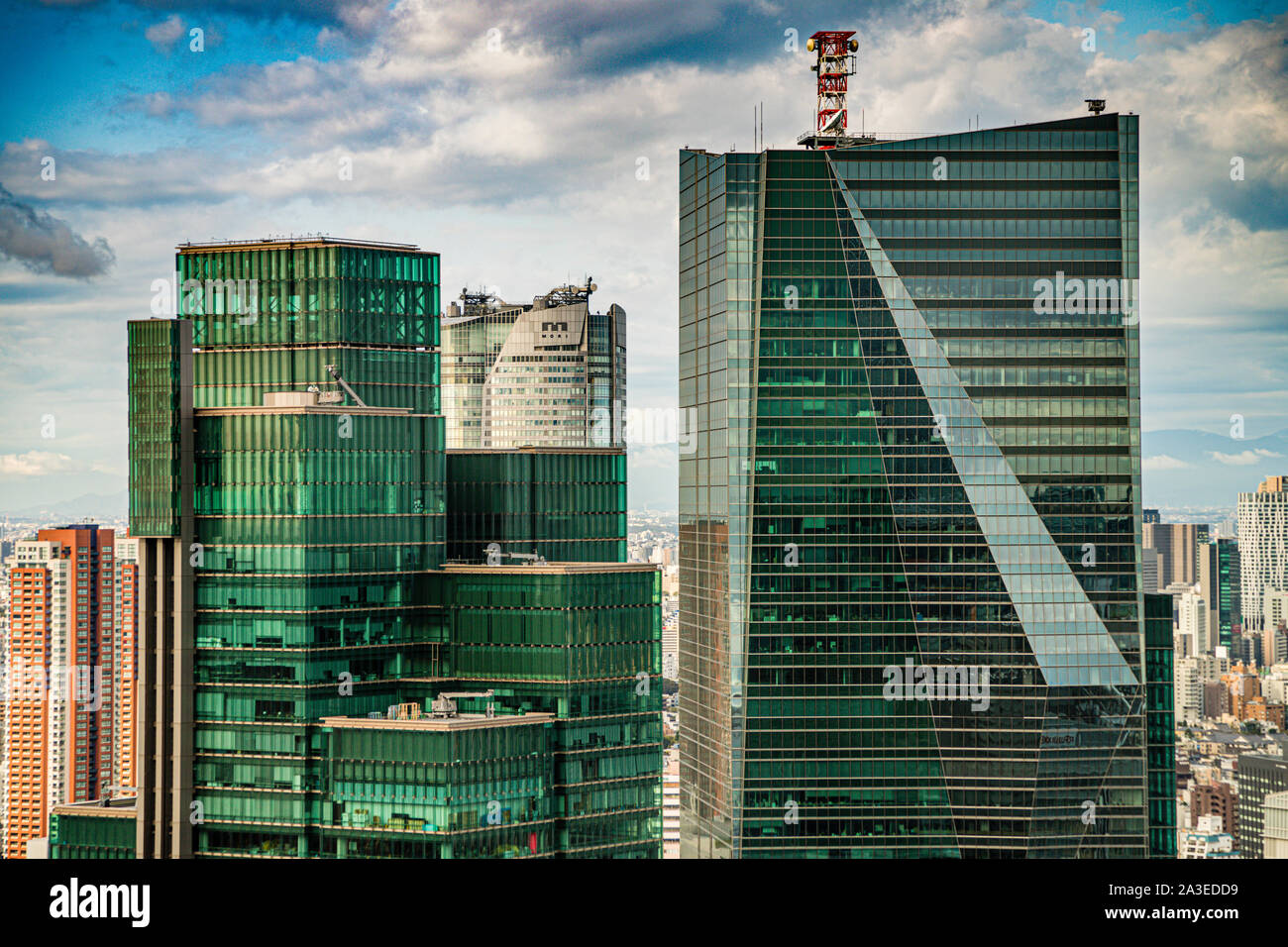 Construction-work on Skyscraper in Chuo, Tokyo, Japan Stock Photo - Alamy