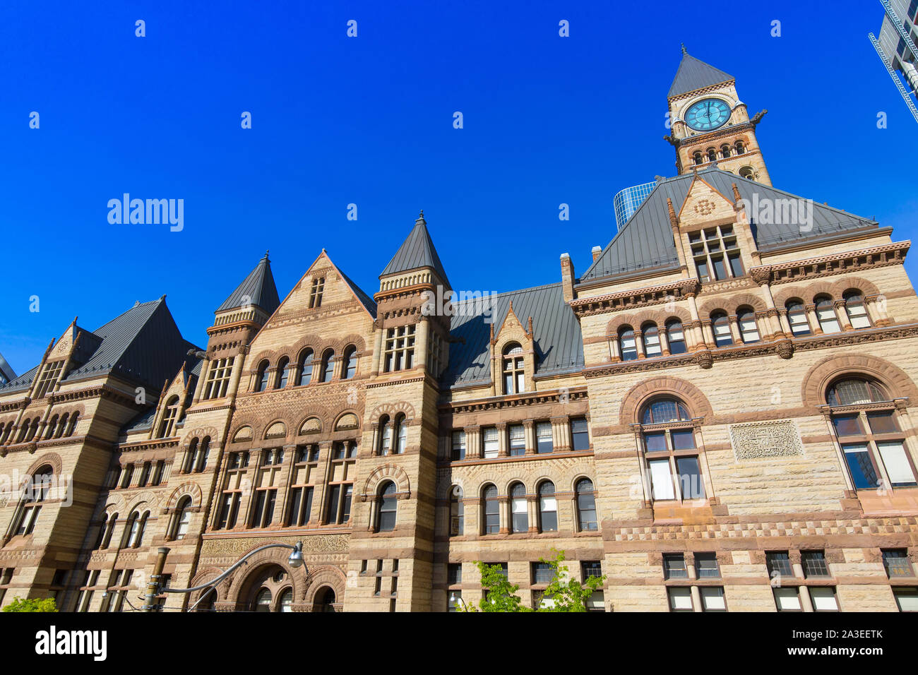 Old Toronto City Hall at Nathan Phillips Square, the building used as a ...