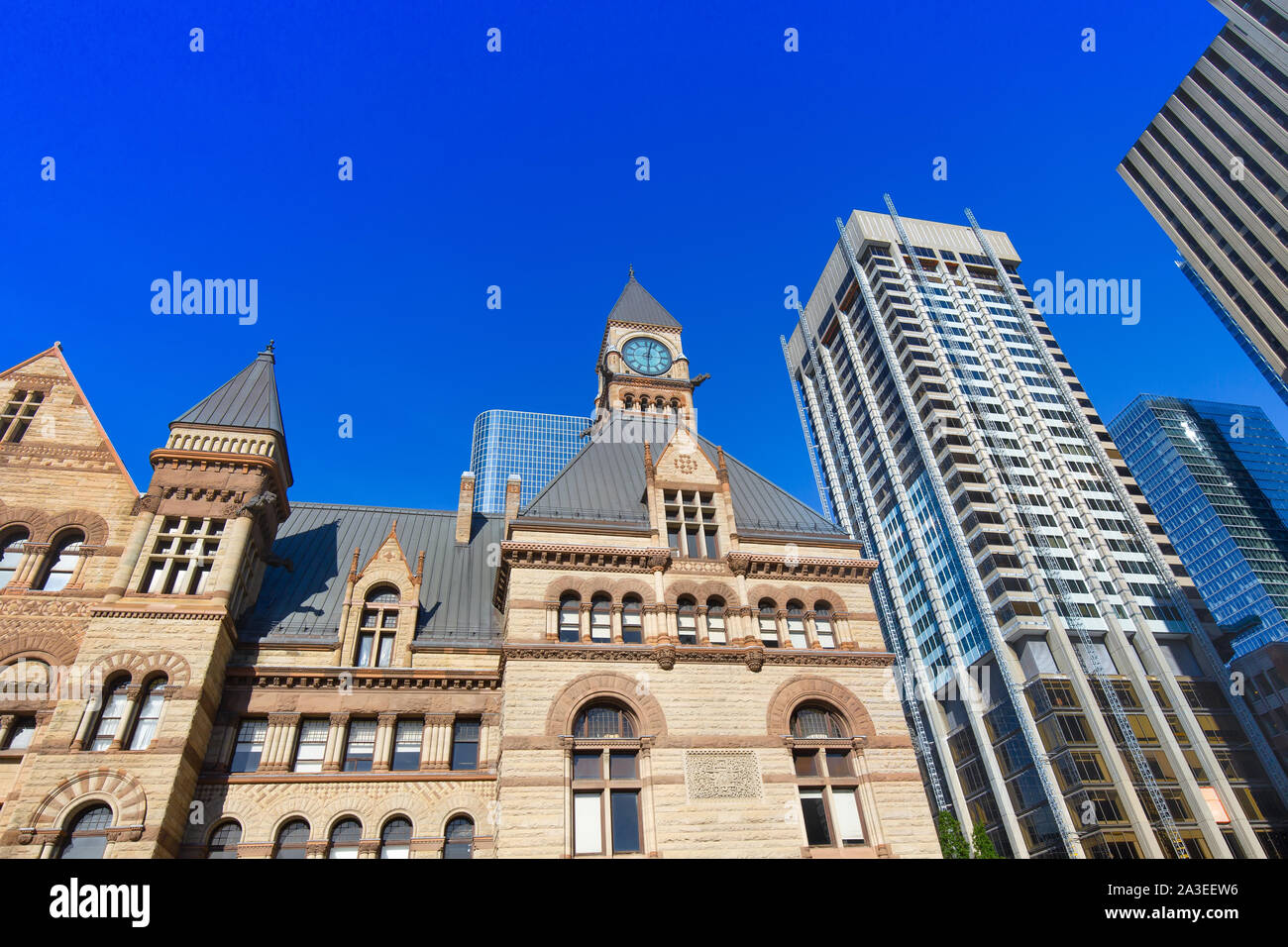 Old Toronto City Hall at Nathan Phillips Square, the building used as a ...