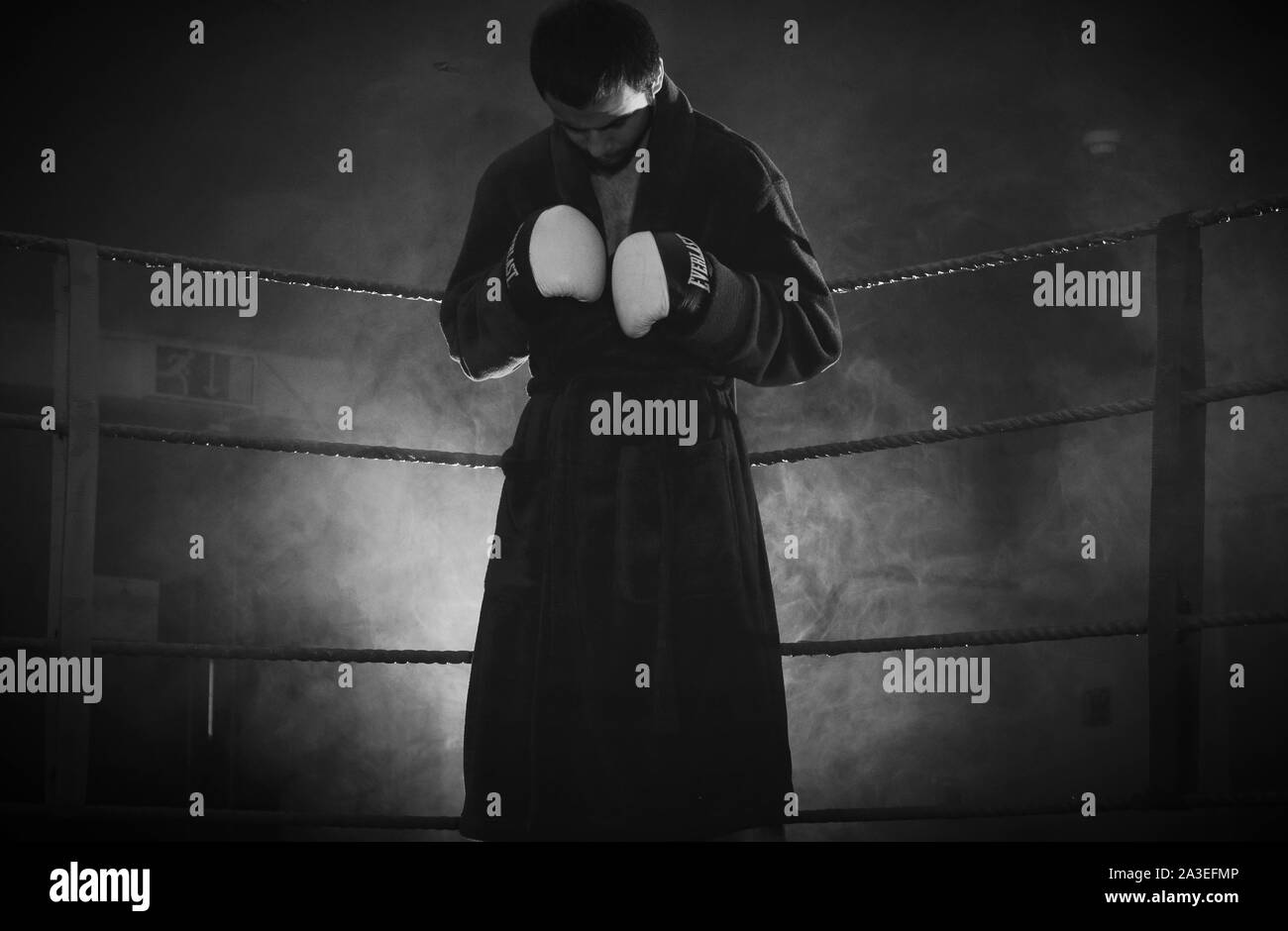 Before During & After - Boxing State of Mind Stock Photo - Alamy