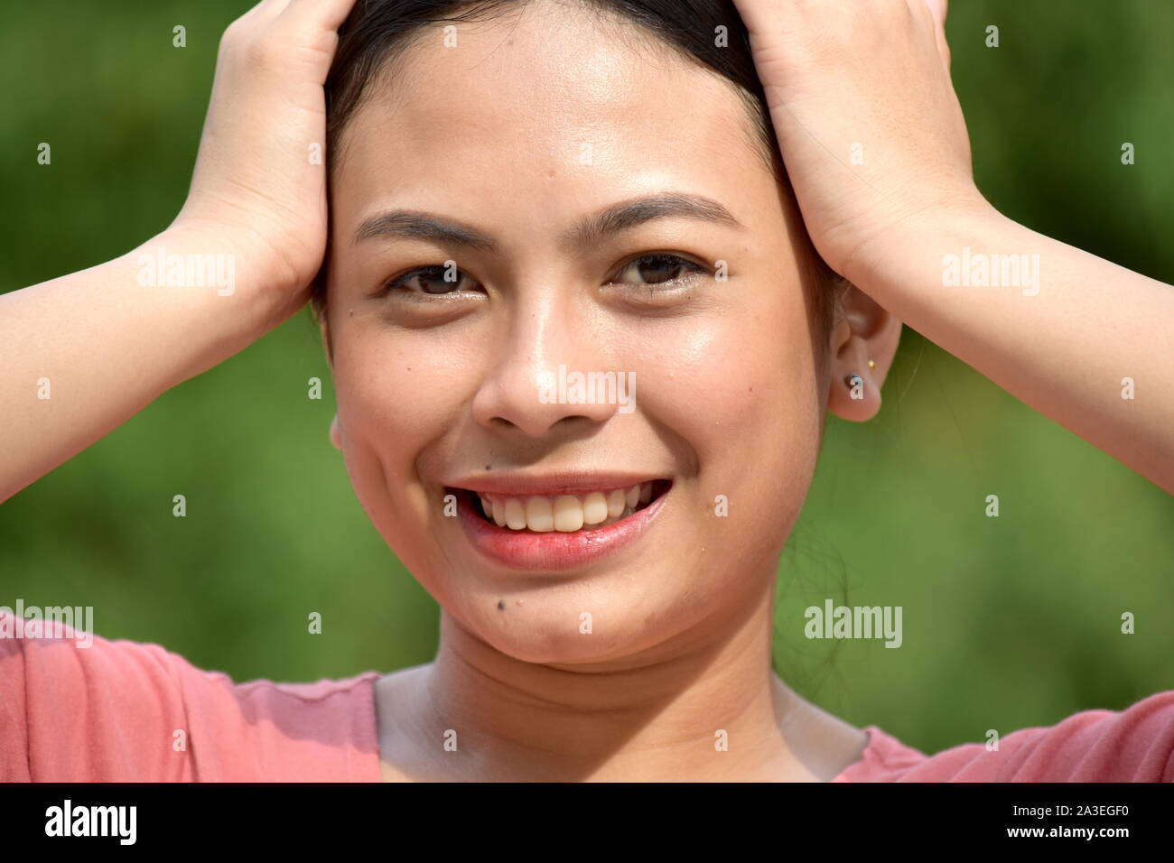 Forgetful young diverse person hi-res stock photography and images - Alamy